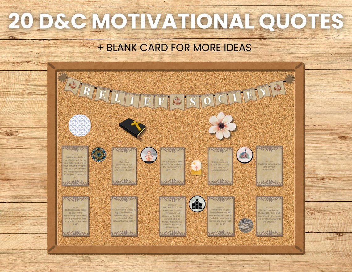 LDS Bulletin Board, LDS Doctrine & Covenants Bundle, Bulletin Boards ...