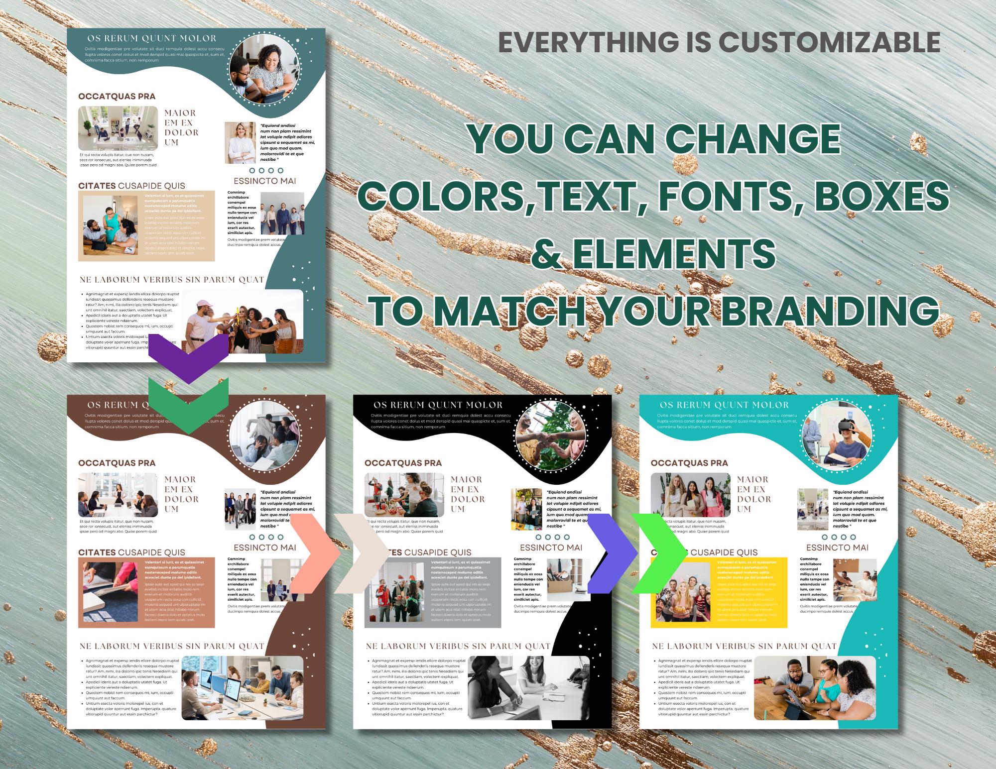 Editable Canva Newsletter Template: Business, Nonprofit (digital ...