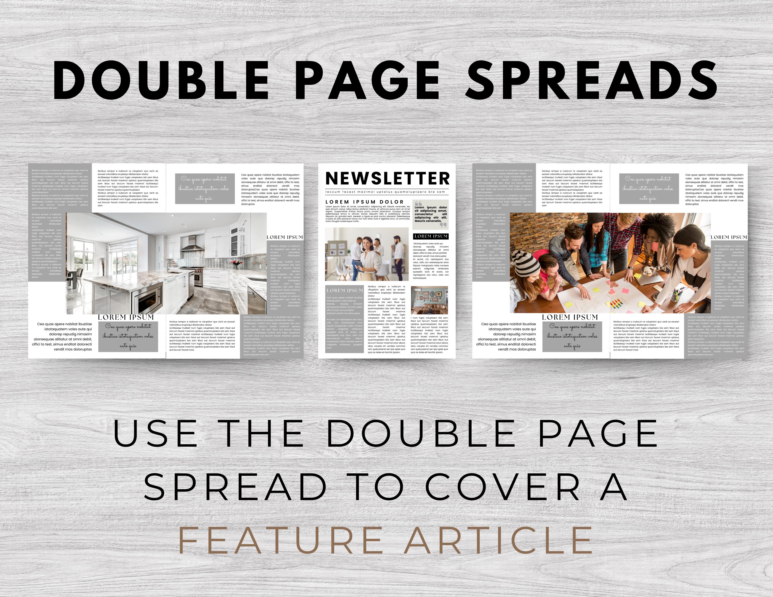 Editable Newsletter Template: Canva Email Marketing (digital Download ...