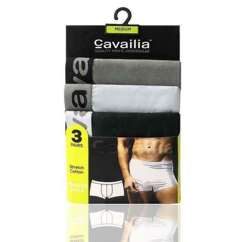 Men's Underwear Cavailia Trunks Stretch Cotton Rich Boxer Shorts Style ...