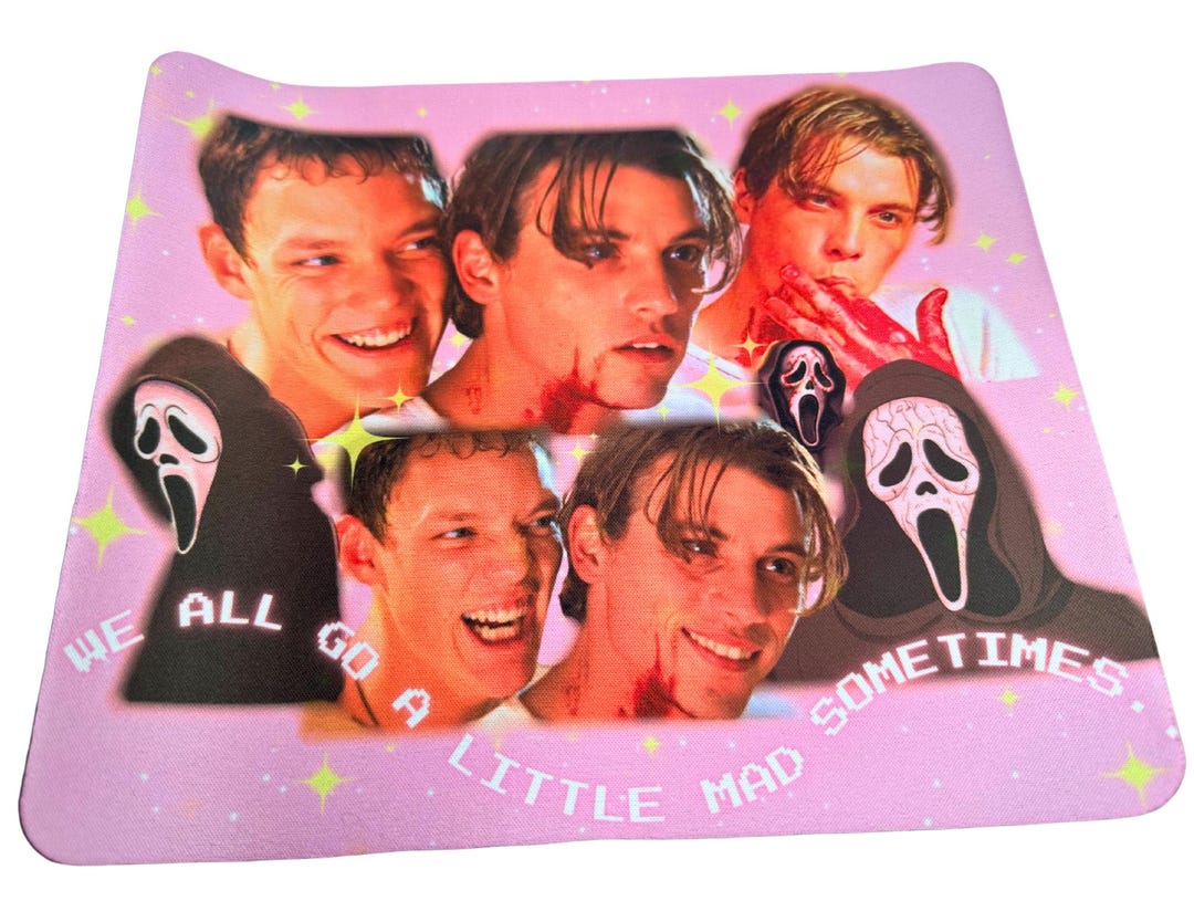 Billy Loomis & Stu Macher Mouse Pad Scream Ghost Face Halloween Horror ...