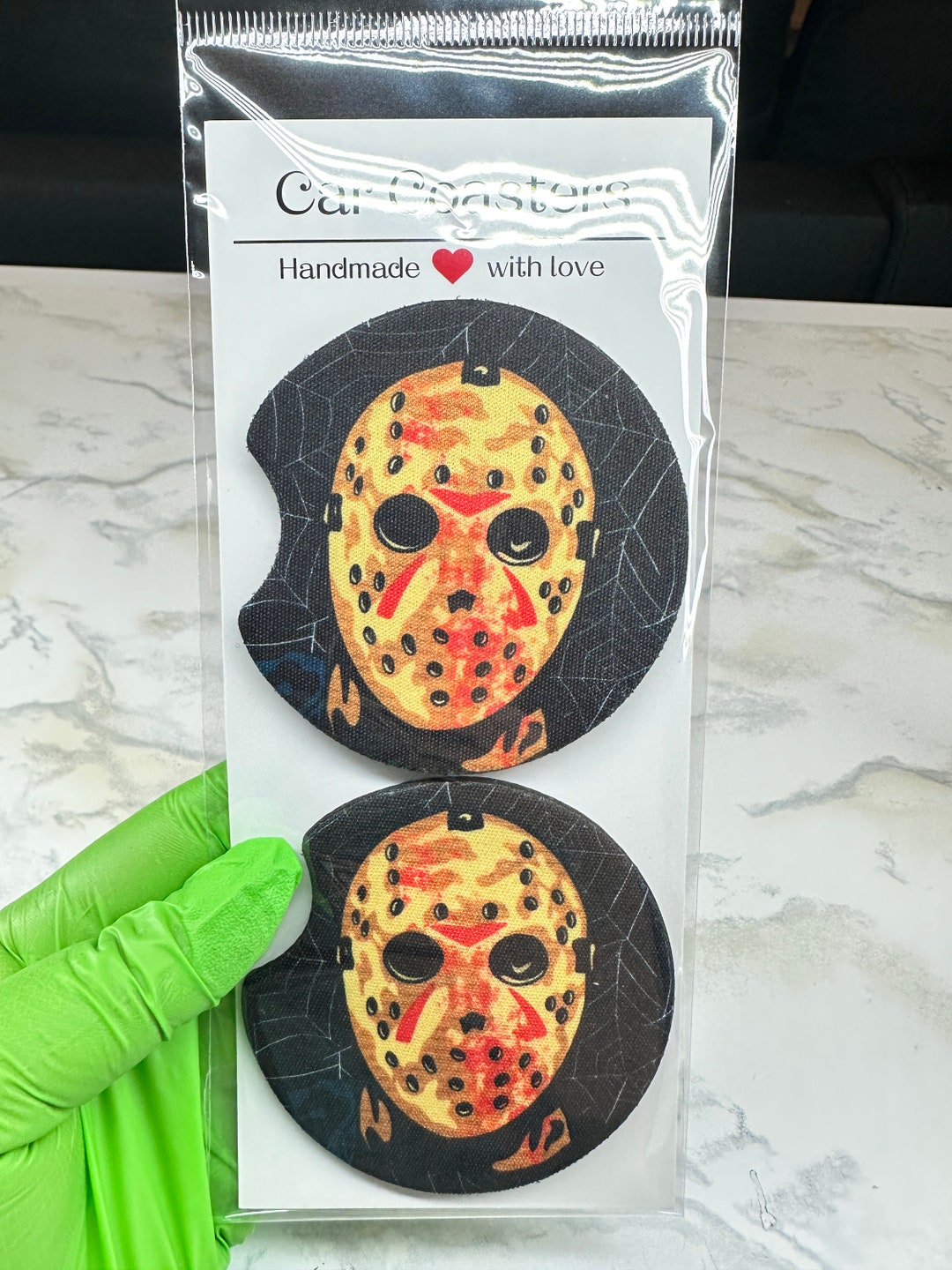 Jason Voorhees Friday the 13th Car Coaster - Etsy