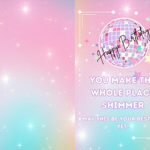 Printable Taylor Birthday Card, Girly Birthday Card, Swiftie Birthday ...