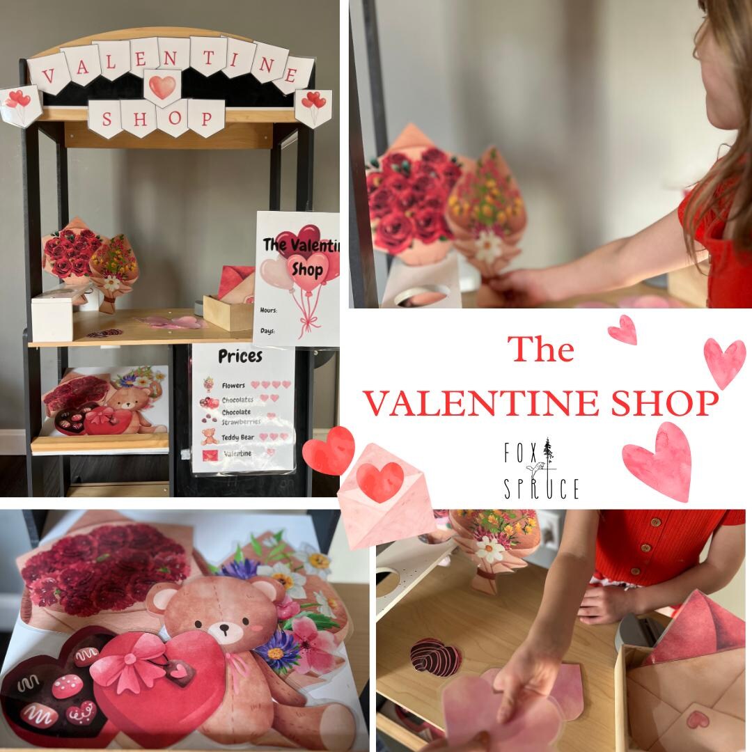 Pretend Play the Valentine Shop Mini Shop - Etsy