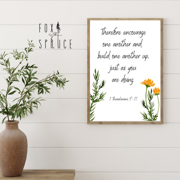 1 Thessalonians 5 11 - Etsy