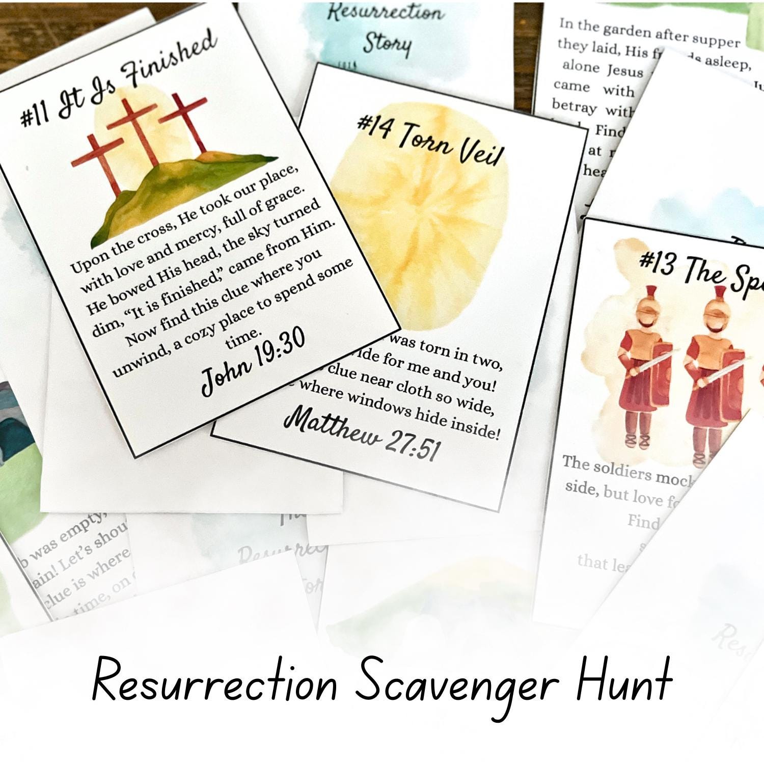 Resurrection Story Scavenger Hunt (digital Download) - Etsy