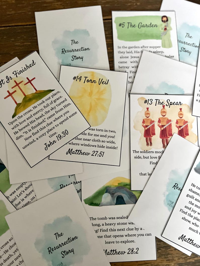 Resurrection Story Scavenger Hunt (digital Download) - Etsy