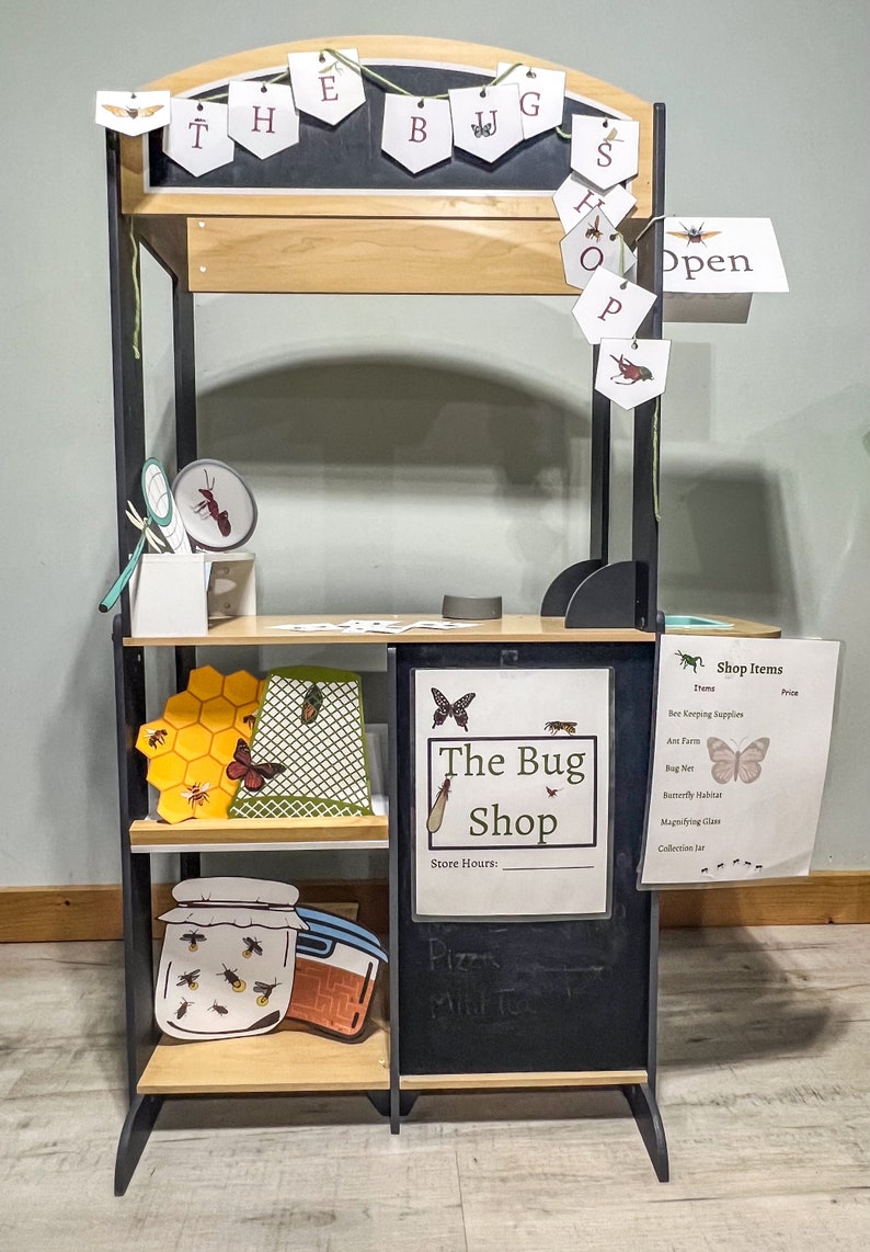 Dramatic Play Bug Shop I Creative Play Homeschool I Little Entomologist ...