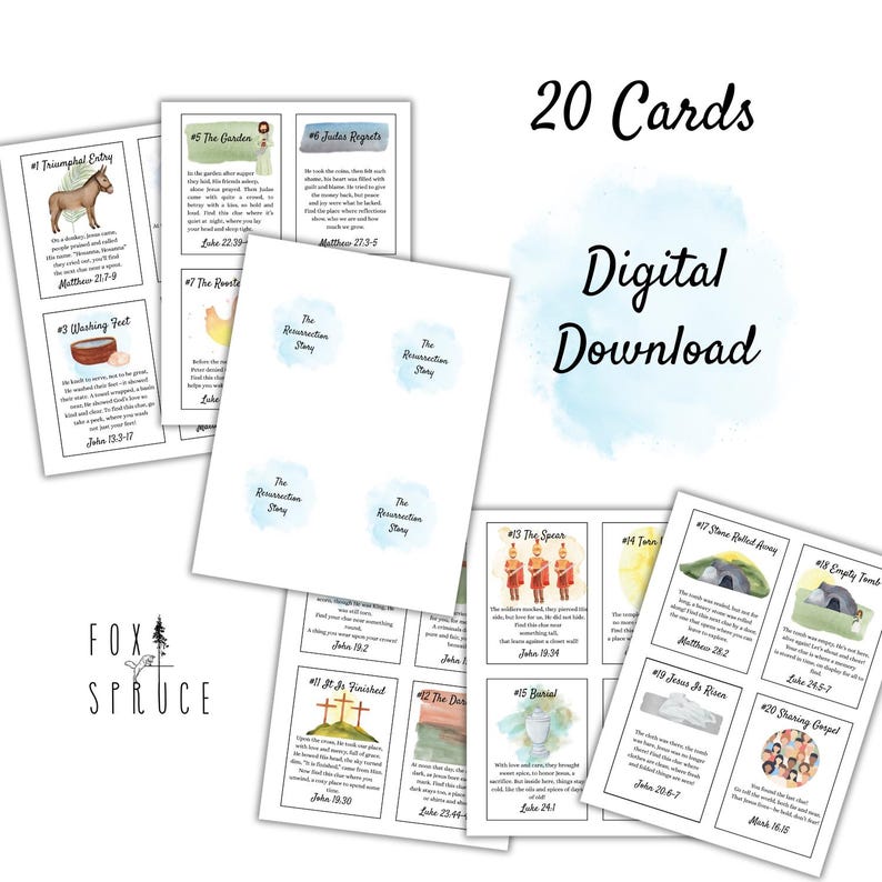 Resurrection Story Scavenger Hunt (digital Download) - Etsy