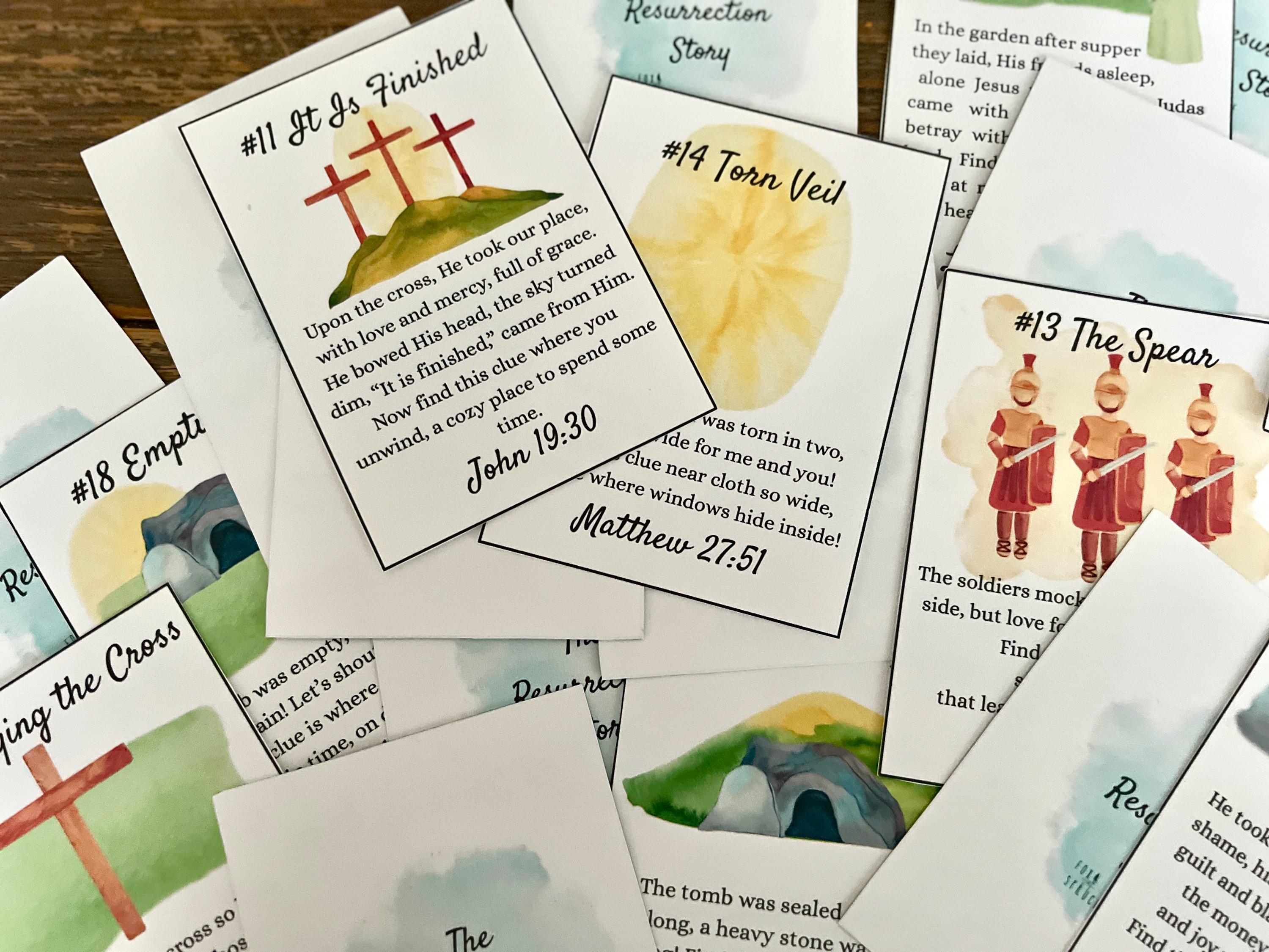 Resurrection Scavenger Hunt Easter Scavenger Hunt - Etsy