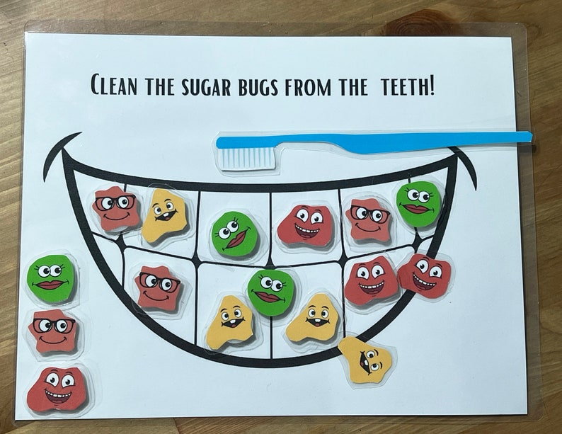 Teeth Brushing Chart and Activity- Dental Hygiene- Homeschool Resource ...