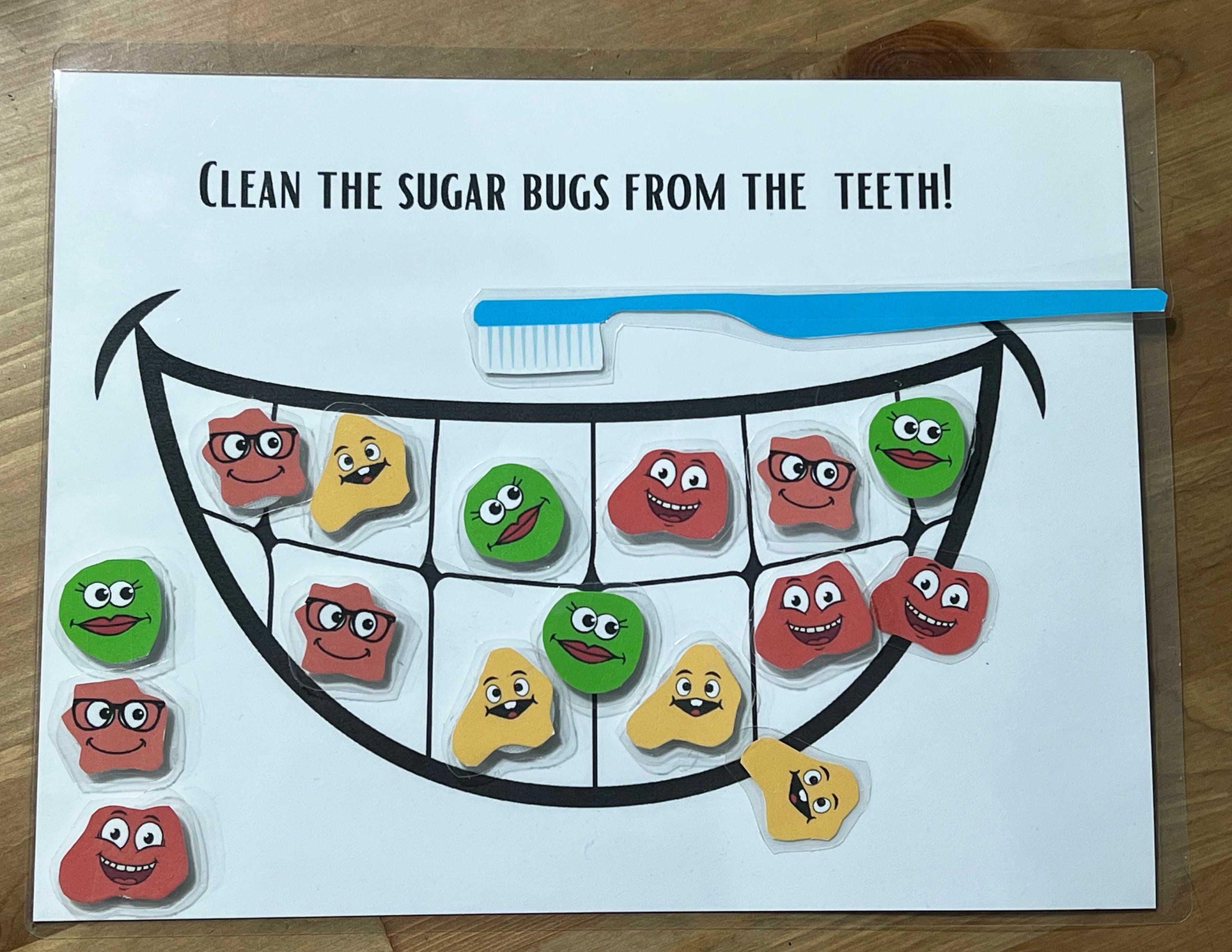 Teeth Brushing Chart and Activity- Dental Hygiene- Homeschool Resource ...