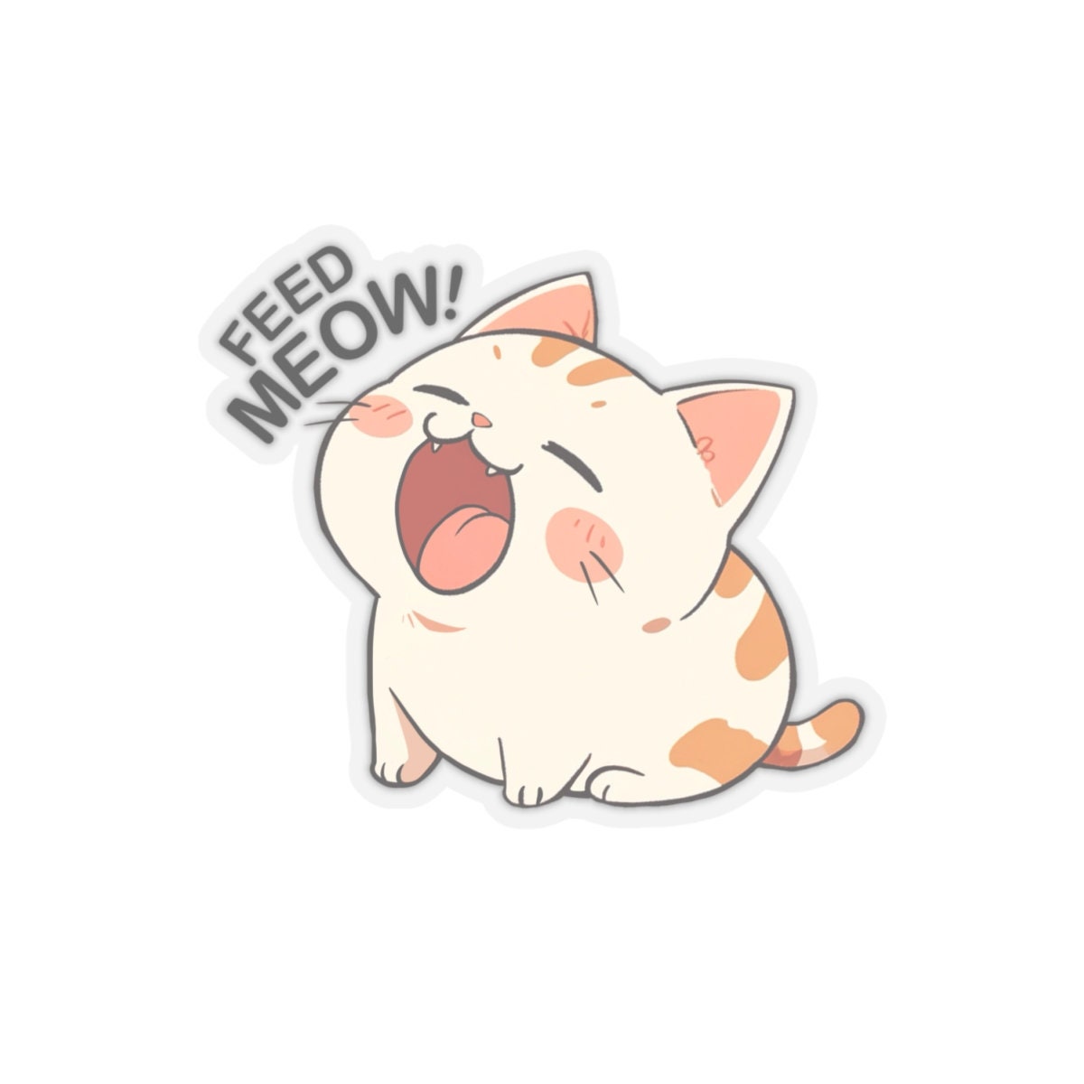 Funny Cat Sticker, Cat Mom, Animal Stickers, Cat Lover, Water Bottle ...