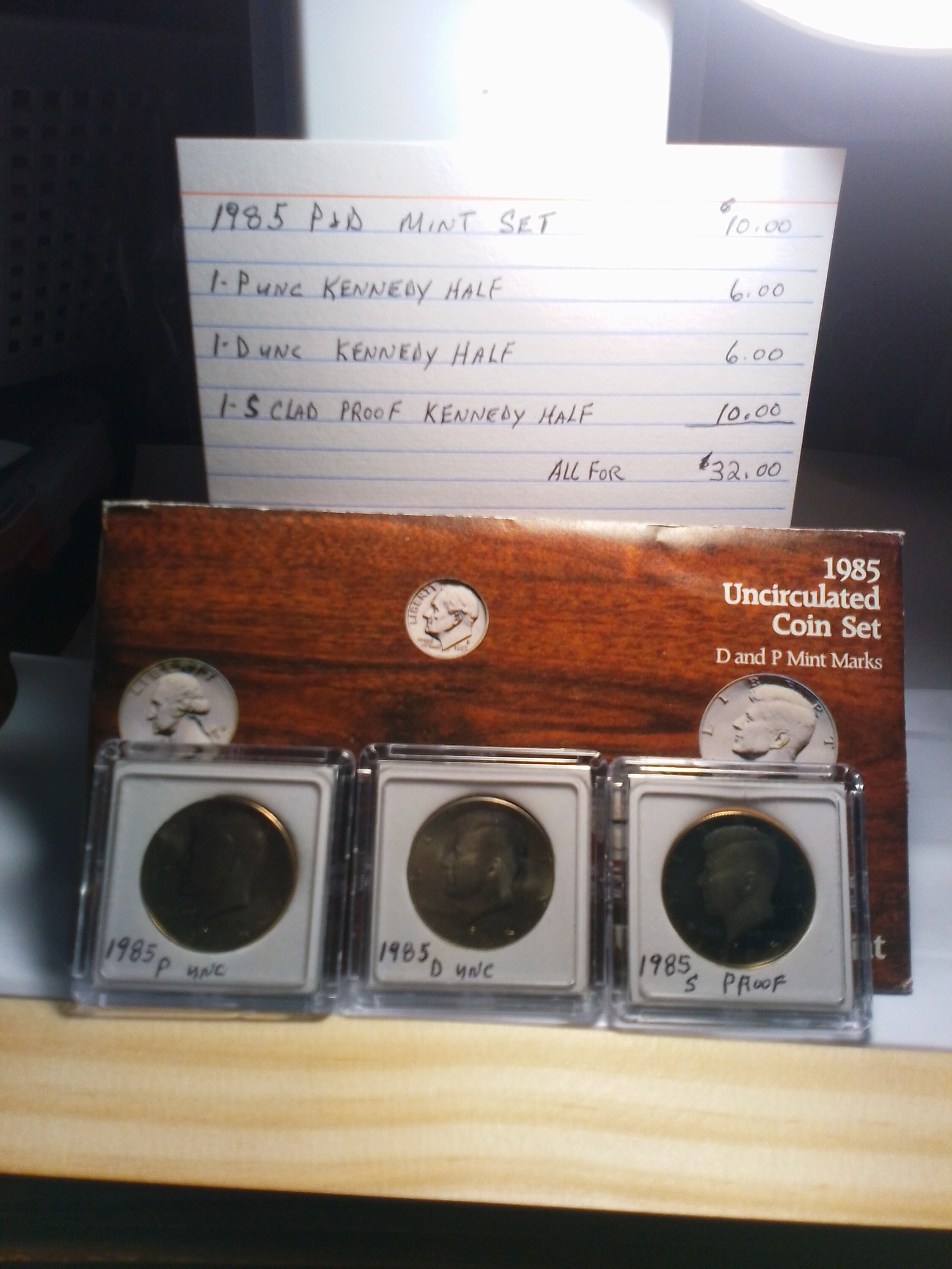 1985 Mint Set & 3 Kennedy Half - Etsy