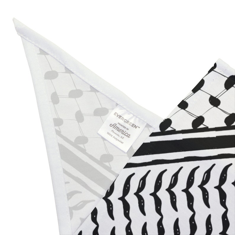 Hand-drawn Keffiyeh for Dog or Cat - Pet Bandana - Etsy