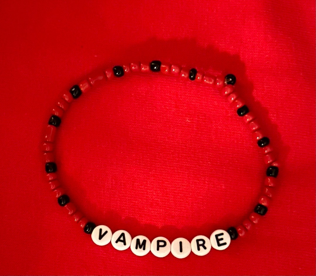 Olivia Rodrigo Inspired Custom Vampire Friendship Bracelet - Etsy