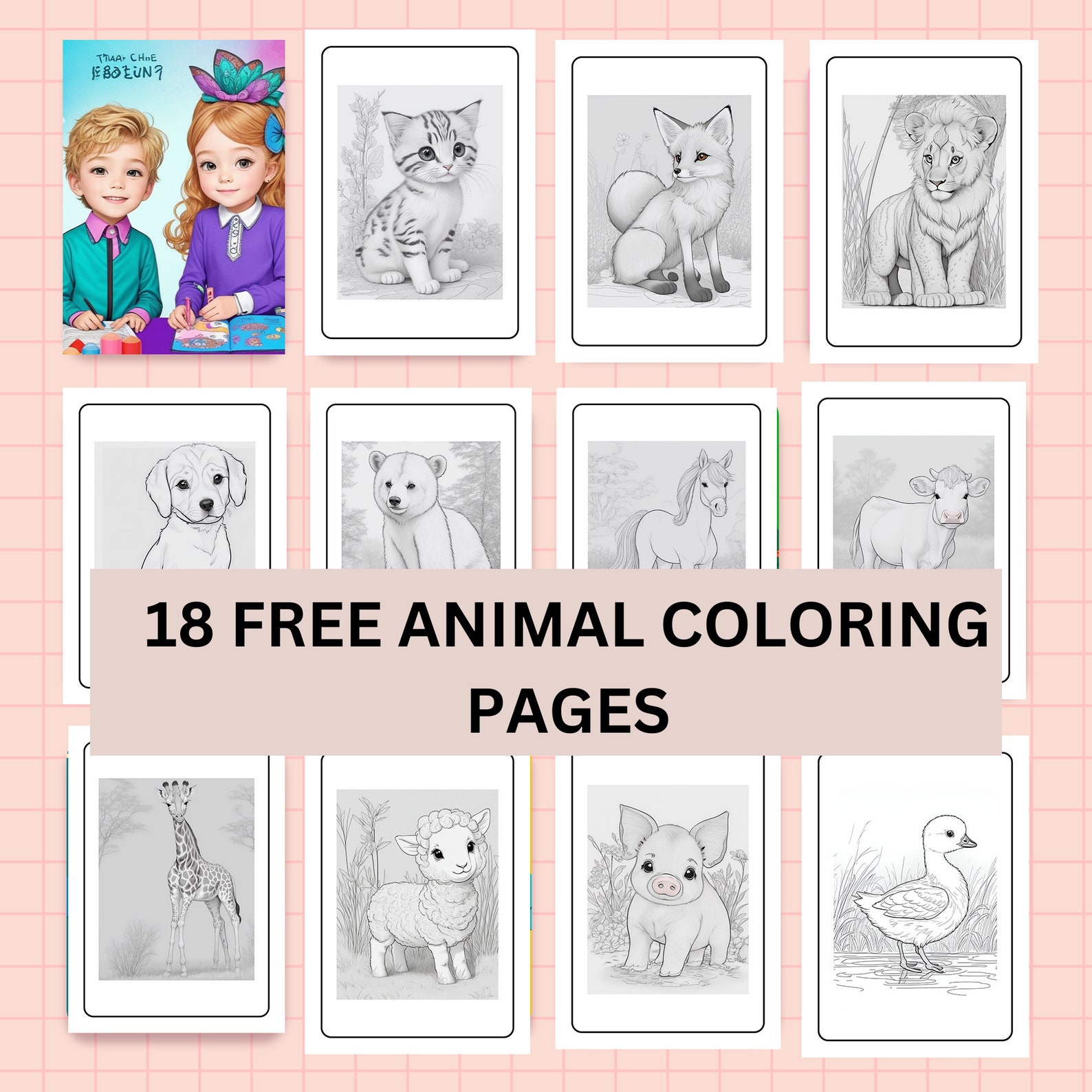 Animals Flash Cards, Animals Printable Cards, Preschool Animals Flash ...