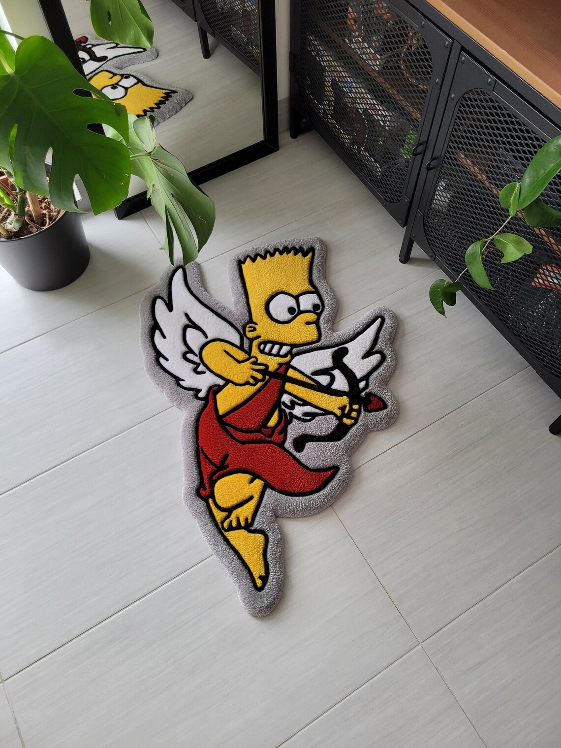 The Simpsons Bart Simpson Rug - Etsy