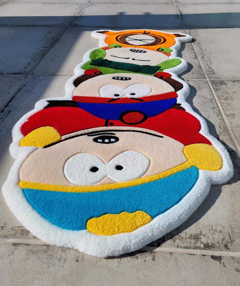 South Park Cartman Stan Kyle Kenny Rug - Etsy