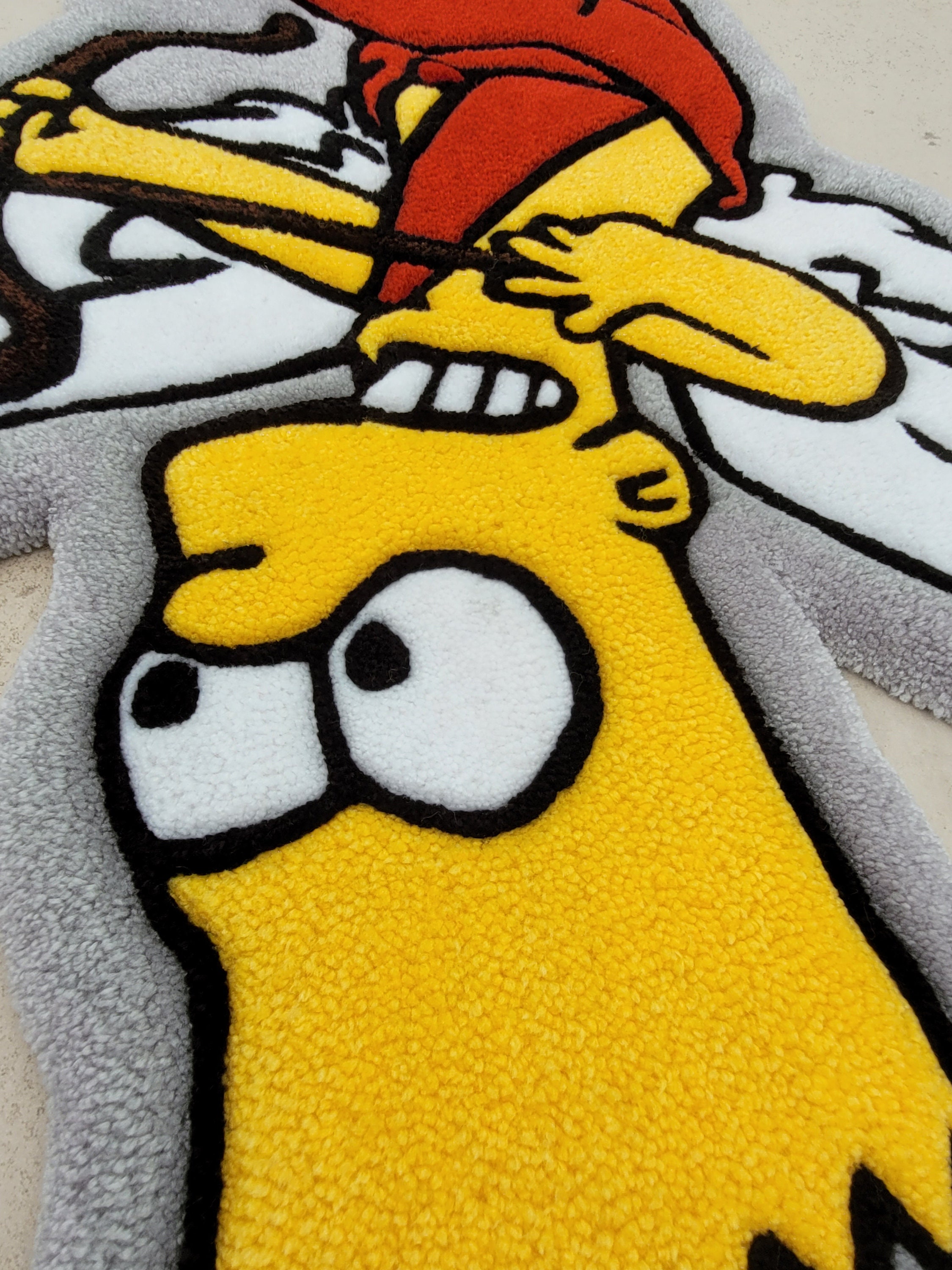 The Simpsons Bart Simpson Rug - Etsy