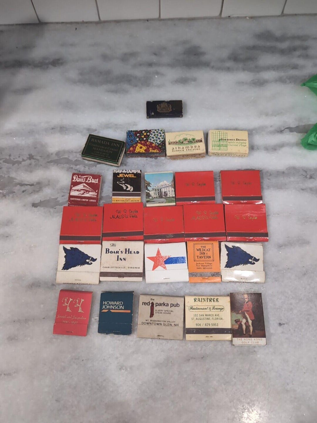 Vintage Matches Lot of 20+, Matchbox Collection, Matchbook Advertising ...