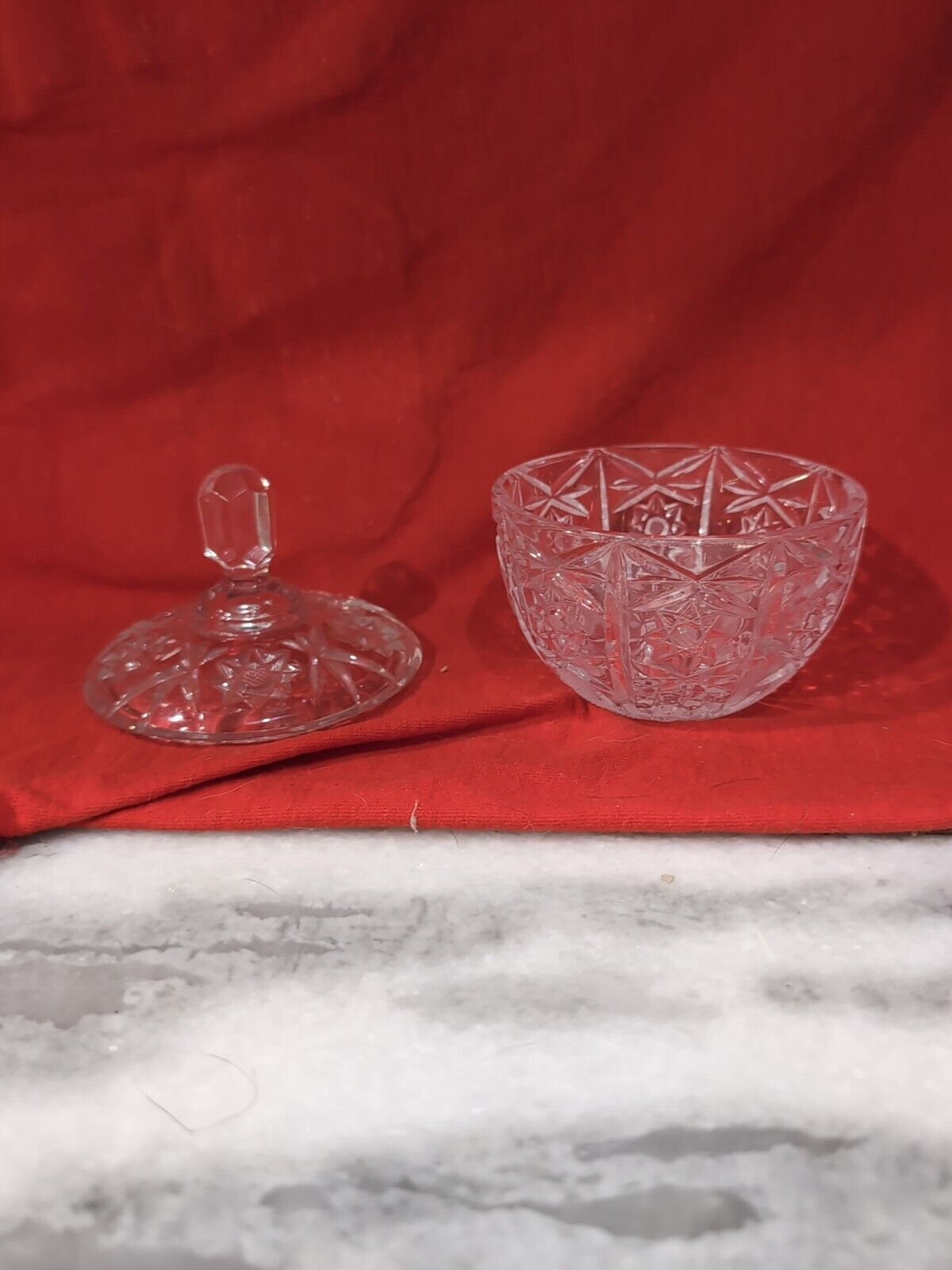 Anchor Hocking Star of David Glass Bowl, Crystal Sugar/candy Dish ...