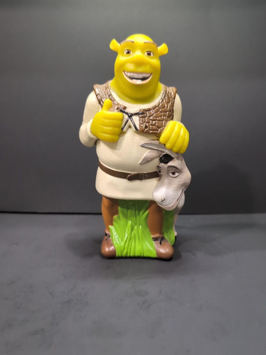 Dreamworks Shrek & Donkey Figurine, Hard Plastic Soap Bottle, Rare ...