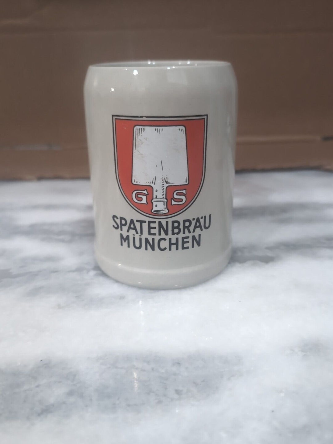 Spatenbrau Munchen Ceramic Beer Stein, Vintage German Souvenir Mug ...