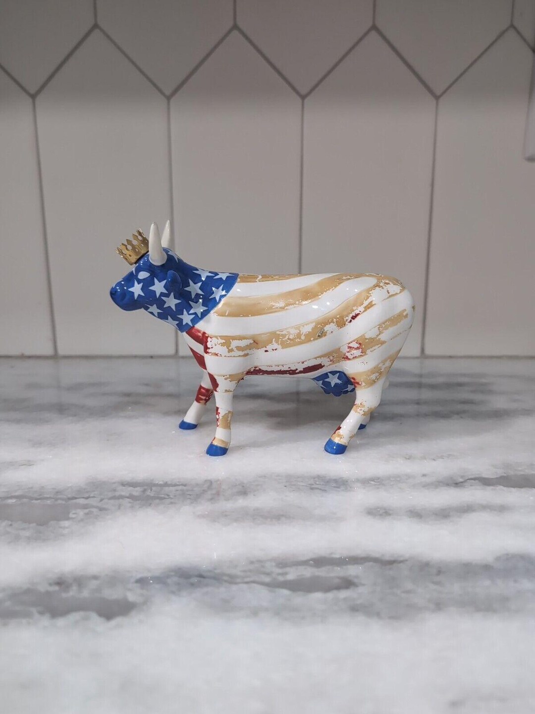 Cow Parade American Royal Figurine, Westland Giftware, Collectible Cow ...