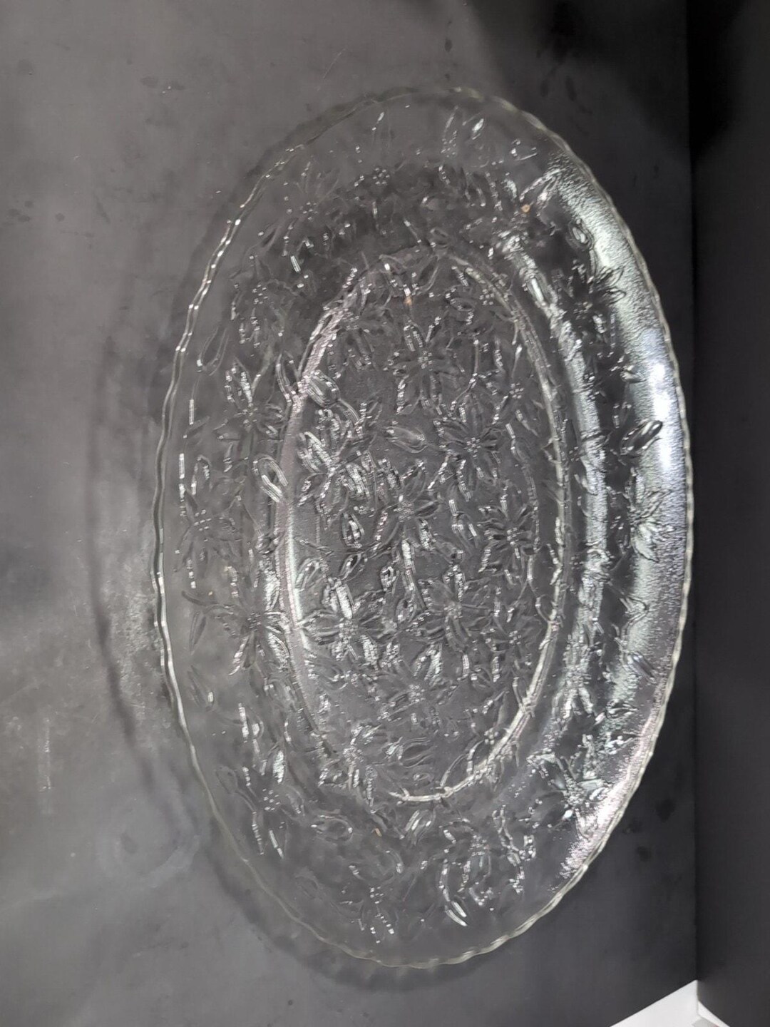 Princess House Fantasia Crystal Platter, Vintage Serving Platter, 18x13 ...