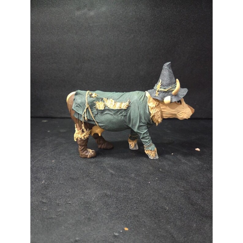 Cow Parade Scarecrow Cow Figurine, Westland Giftware, Wizard of Oz ...