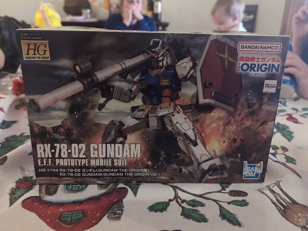 BANDAI 1/144 HG Gundam the Origin RX-78-02 Gundam Plastic Model Kit ...
