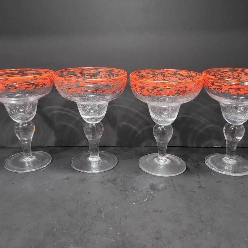 Orange Bubble Drink Glasses - Etsy