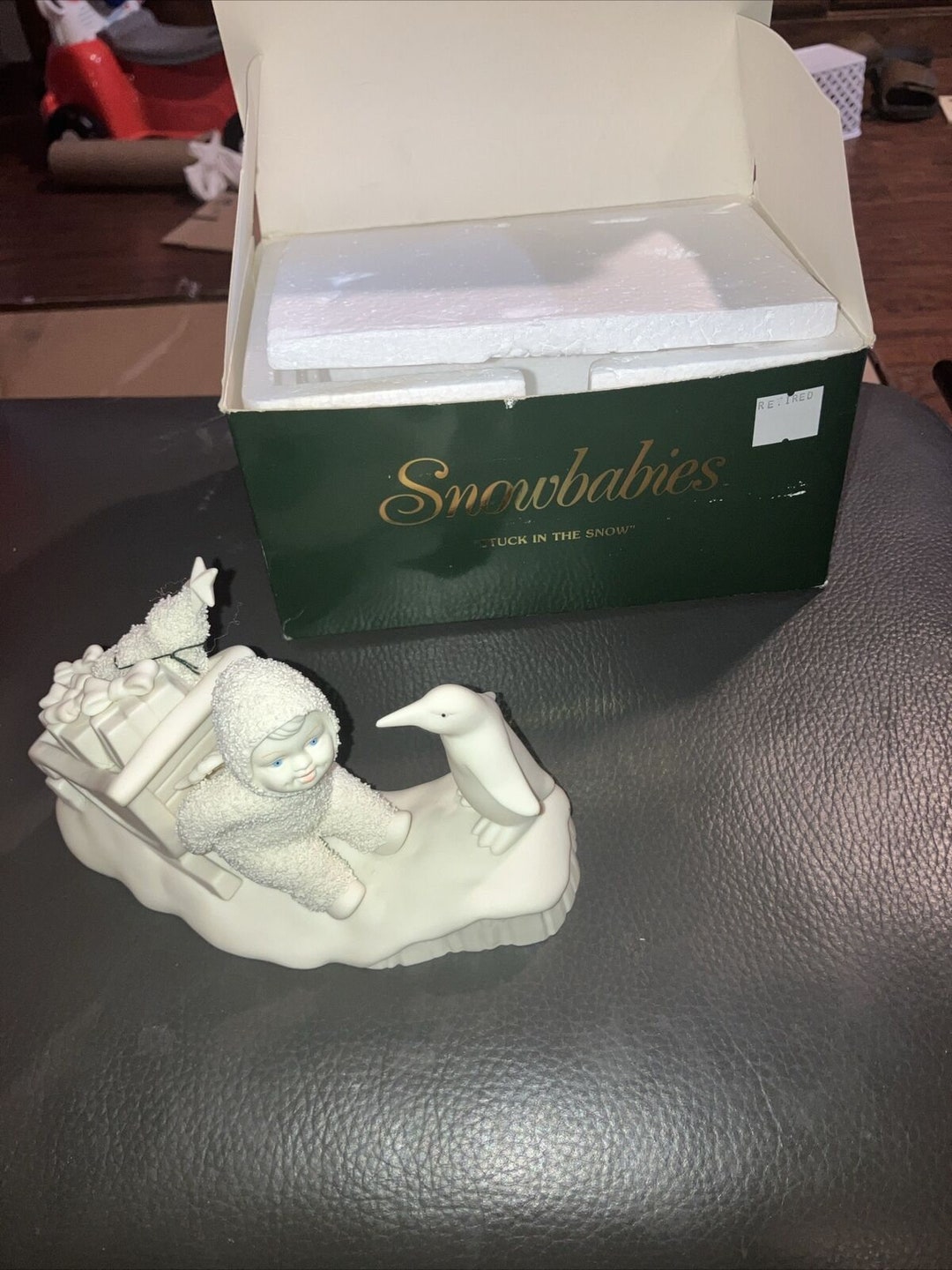 Department 56 Snowbabies Collectible stuck in the Snow Figurine, Angel ...