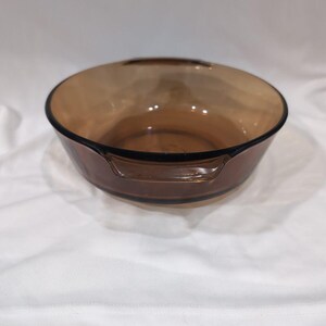 Anchor Hocking Glassware 1.5 Quart Amber Casserole Dish, Baking ...