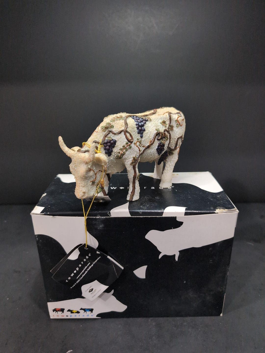 Cow Parade Grape Bovine Cow Figurine, Westland Giftware, Collectible ...