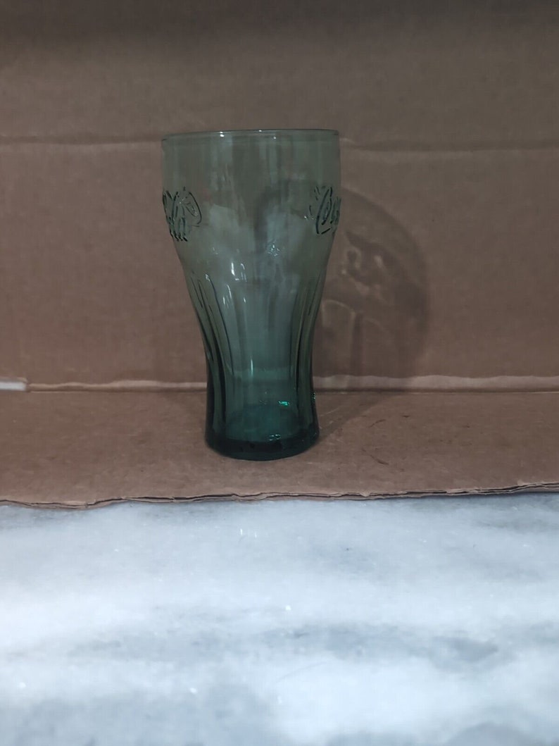 Coca Cola 1960's Teal Tumbler Glass, Vintage Single Drinking Glass ...