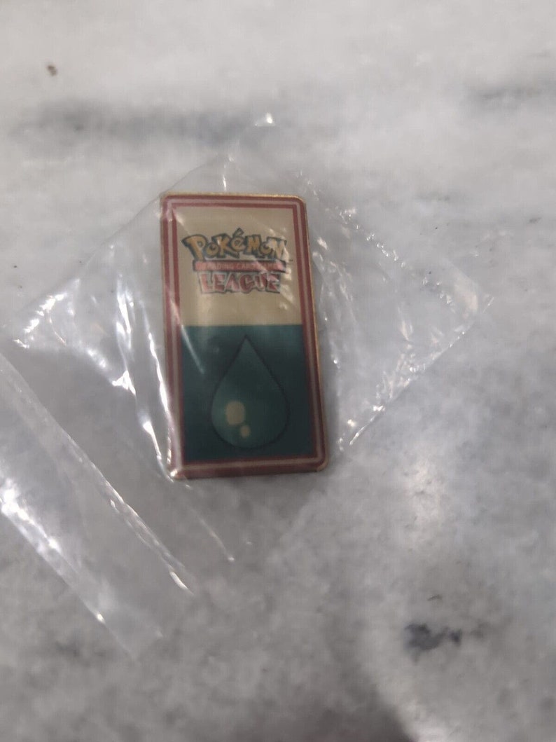 Pokemon Kanto League Trading Card Game Pin Cascade Gym Badge, 1999 ...