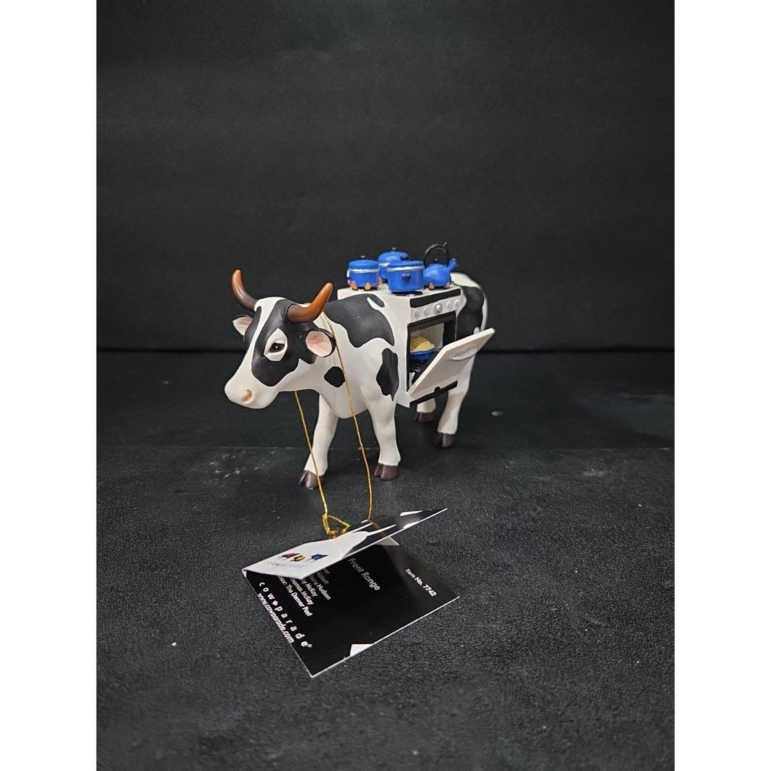 Cow Parade Front Range Cow Figurine, Westland Giftware, #7742, No Box ...