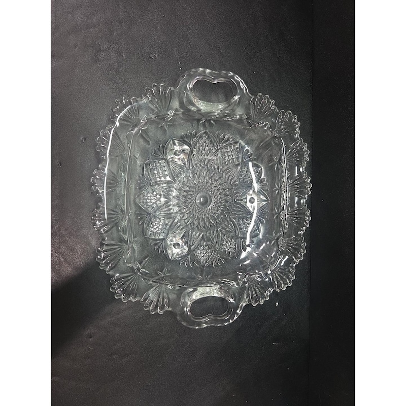 Crystal Serving Tray - Etsy