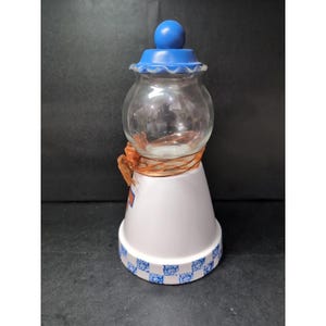 Florida Gators Glass Candy Jar, Handmade Canister With Lid, Fan Home ...