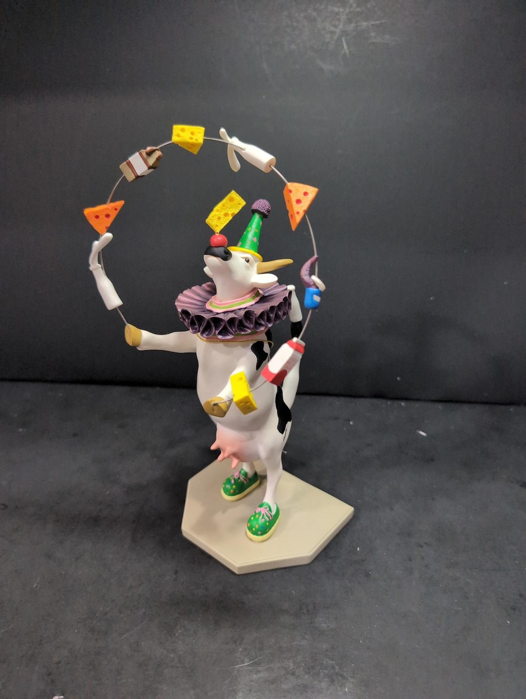 Cow Parade Circus Clown Cow Figurine, Westland Giftware, Collectible ...