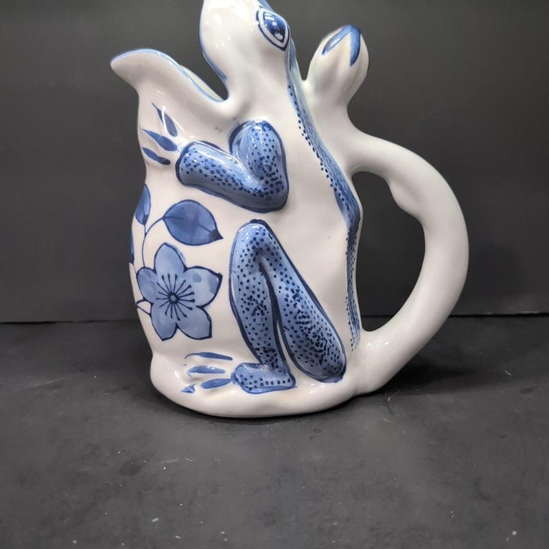 Frog Pitcher - Etsy