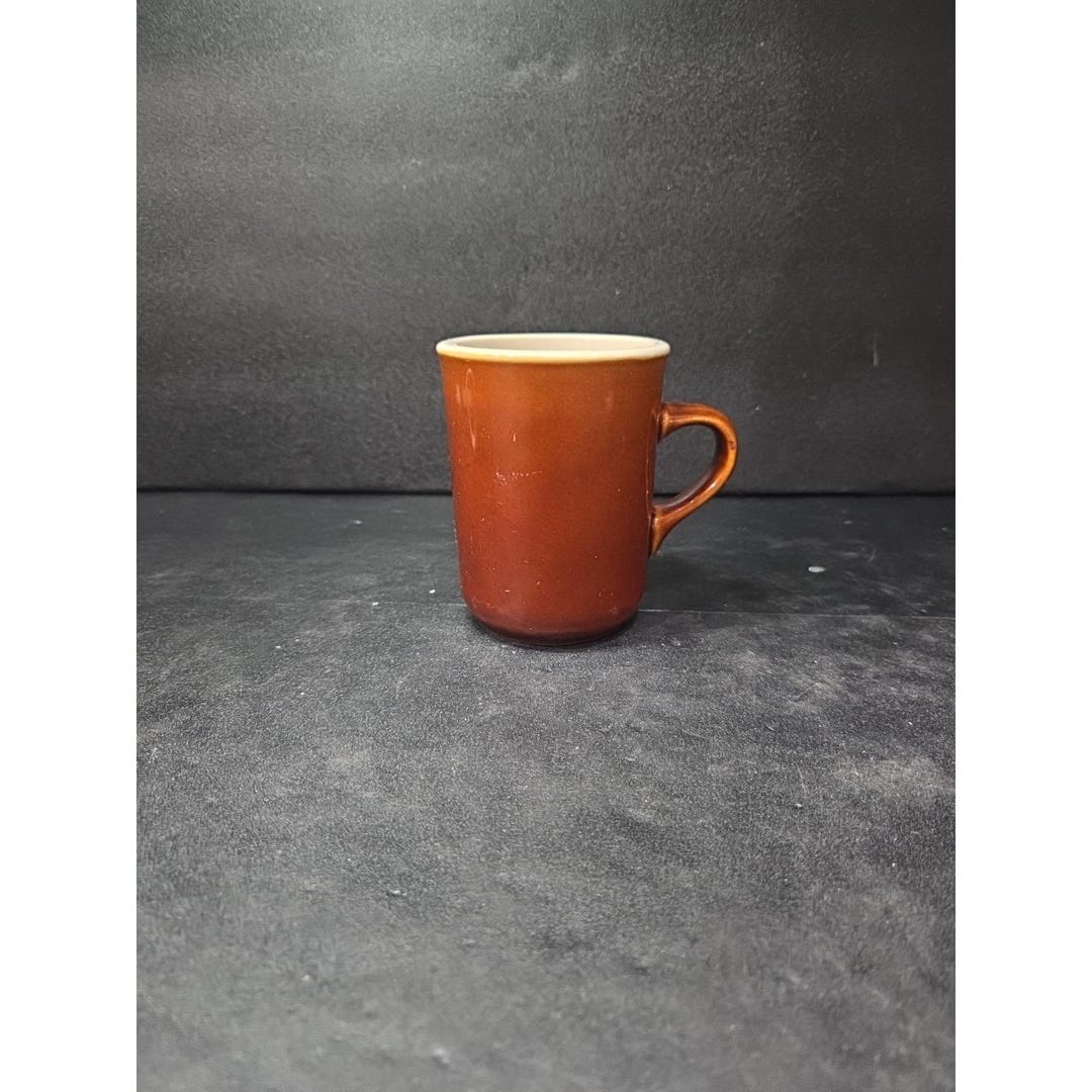 Rego Brown Stoneware Coffee Cup, Rustic Vintage Mug, Collectible ...