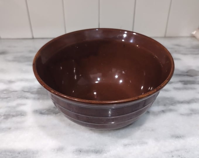 Marcrest Stoneware Mixing Bowl Vintage Kitchenware 9" D X 4.5" H, Oven ...