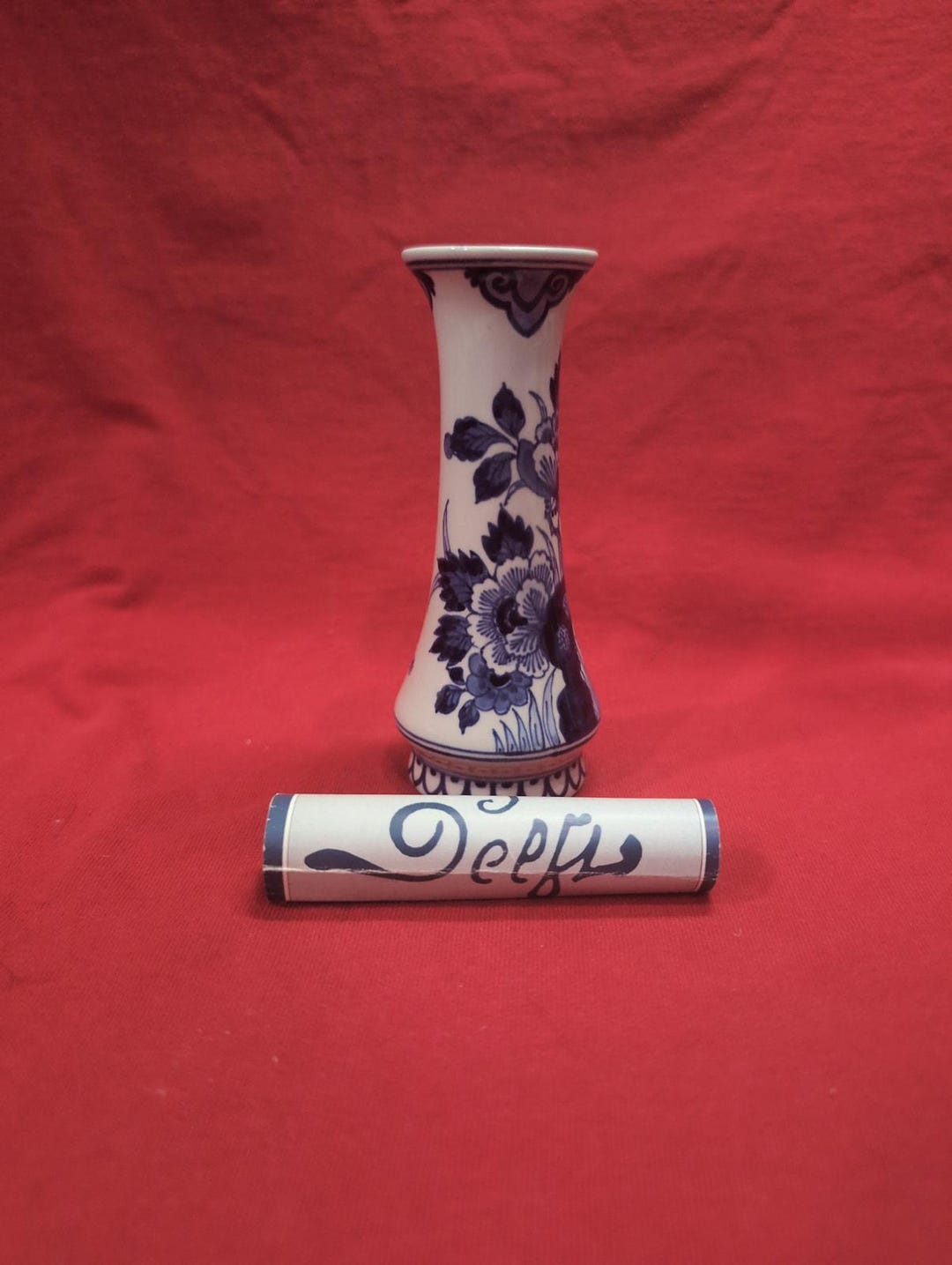 Royal Delft 5" Hand Painted Vase, Vintage Blue White Delftware, Holland ...