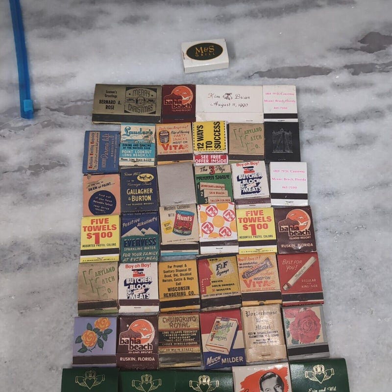 Old Matchbooks - Etsy