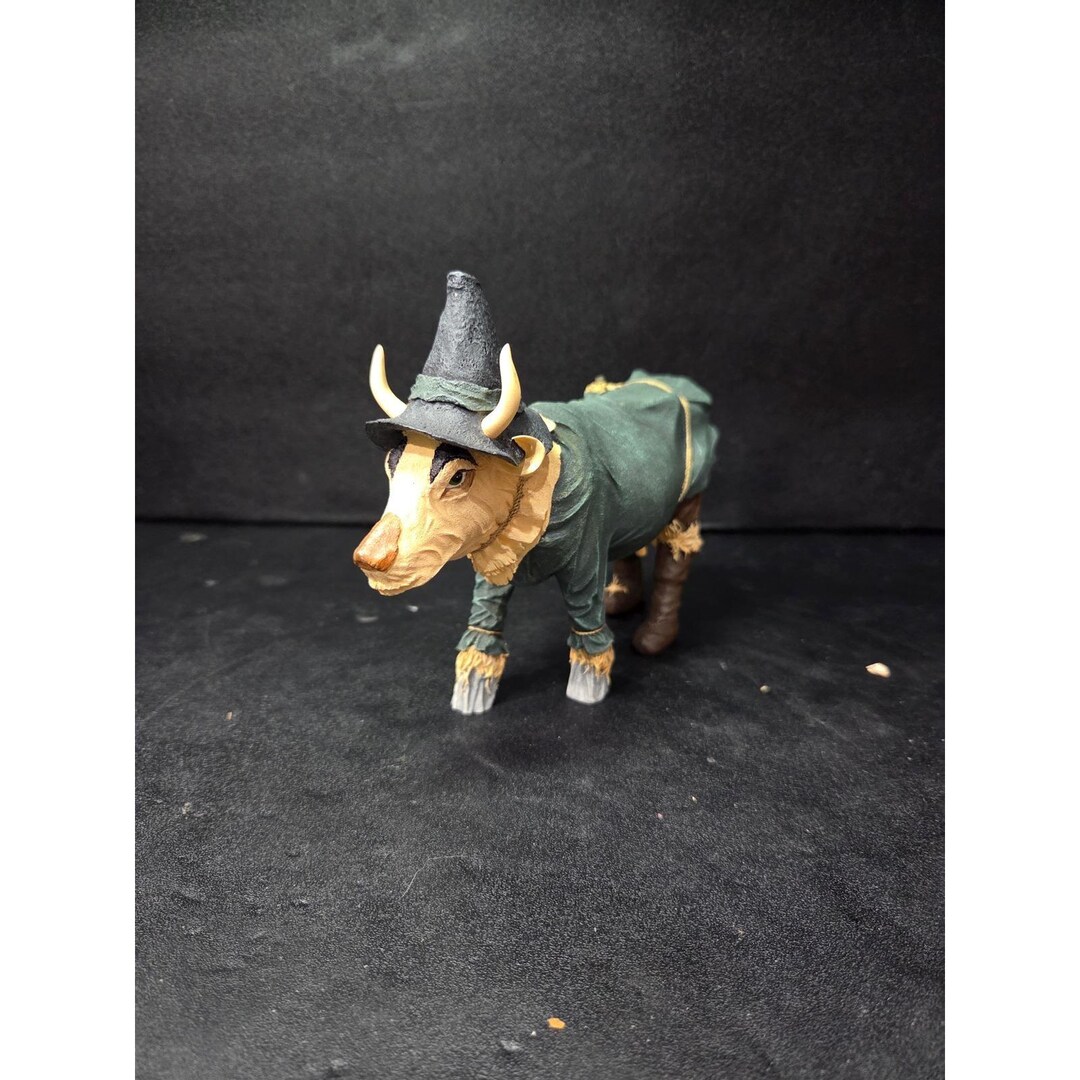 Cow Parade Scarecrow Cow Figurine, Westland Giftware, Wizard of Oz ...