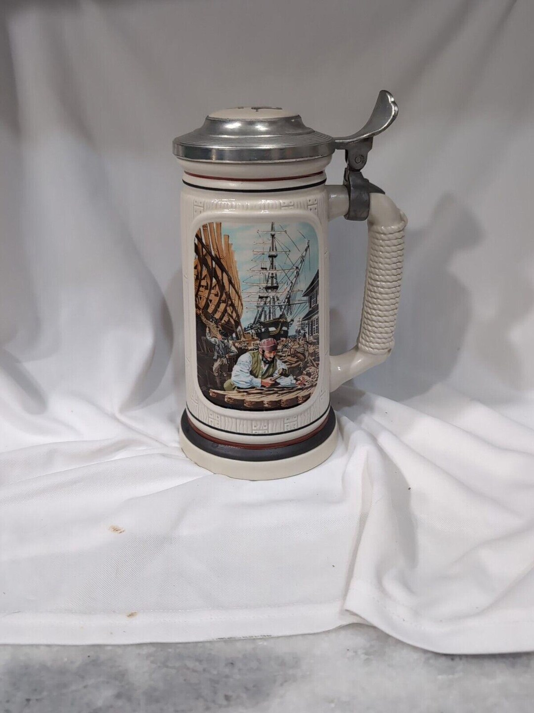 Avon Building of America Shipbuilder Stein, Ship Builder Collectible ...