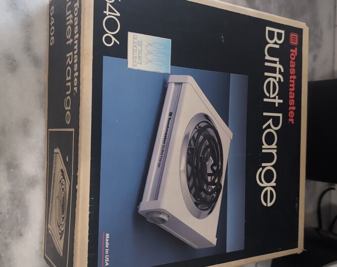 Toastmaster Buffet Range Model 6406 Original Box Sealed, Vintage ...